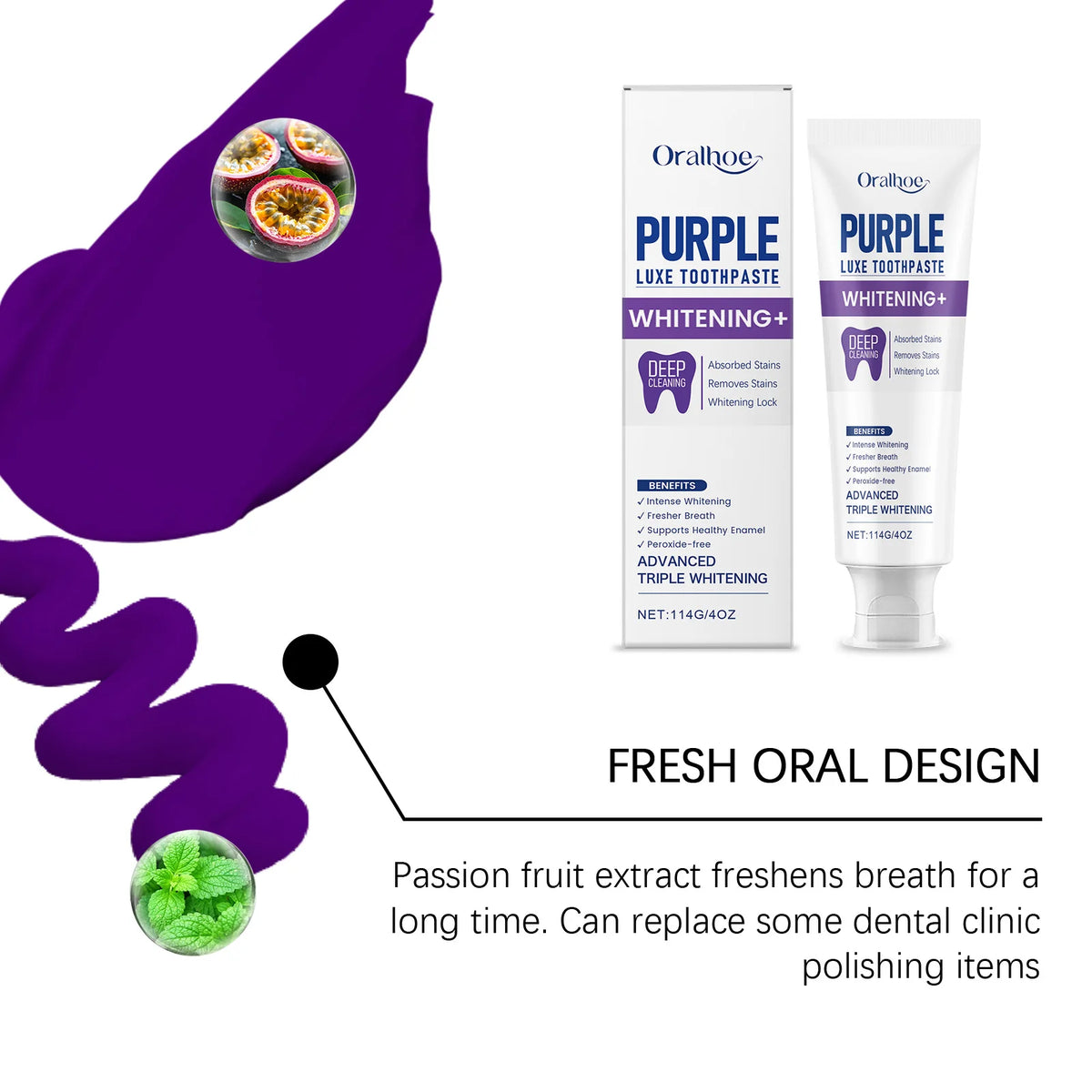 Purple Luxe Whitening Toothpaste – Zero Eights